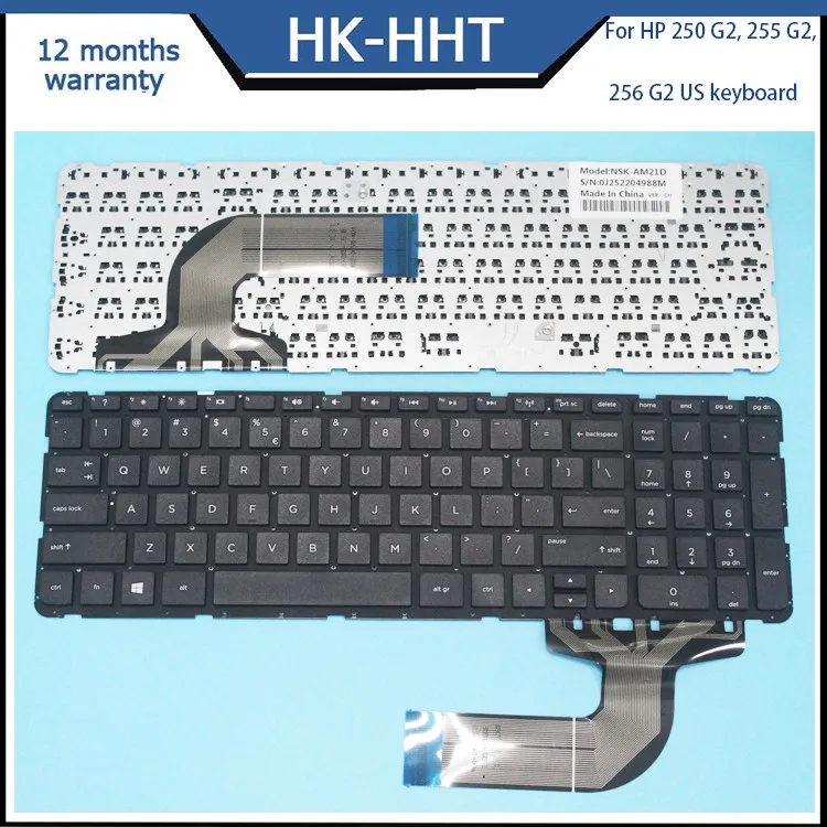 Original New Black Us Keyboard For Hp 250 G2 255 G2 256 G2 Laptop - Buy ...