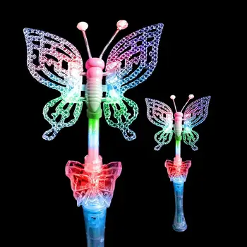 Multicolor Light Up Led Pretty Butterfly Wand Fairy Wand,Magic Wands ...