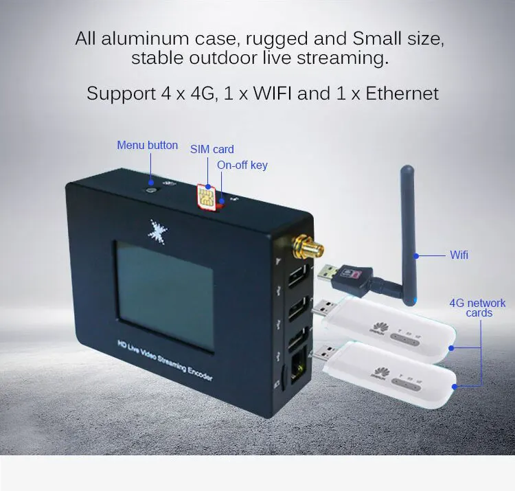 4g Encoder Wifi Encoder Streaming Encoder Streaming Server, High ...