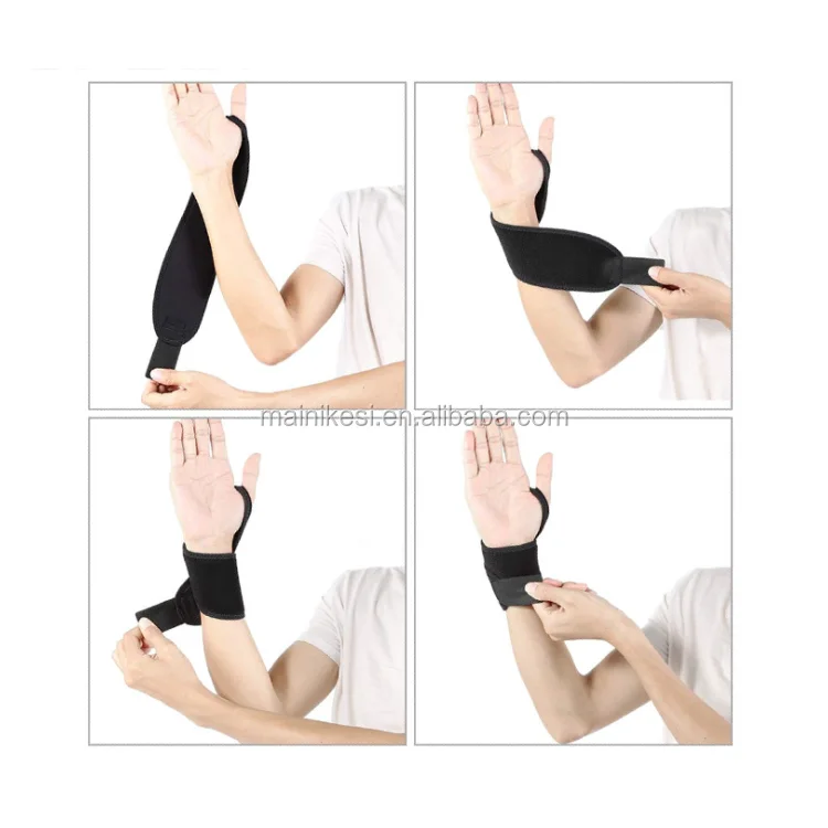 Adjustable Wrist Wraps - Customized Support for Sports