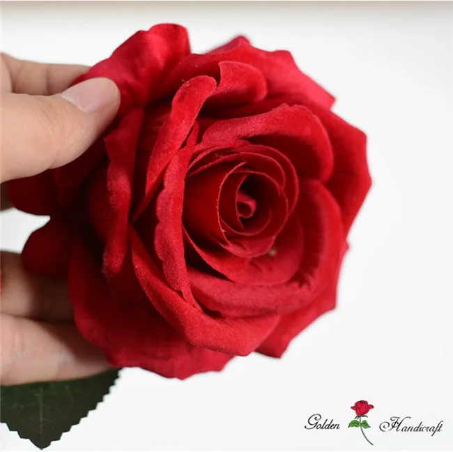Cheap Artificial Plastic Flower Faux Single Velvet Rose - Buy Flower ...
