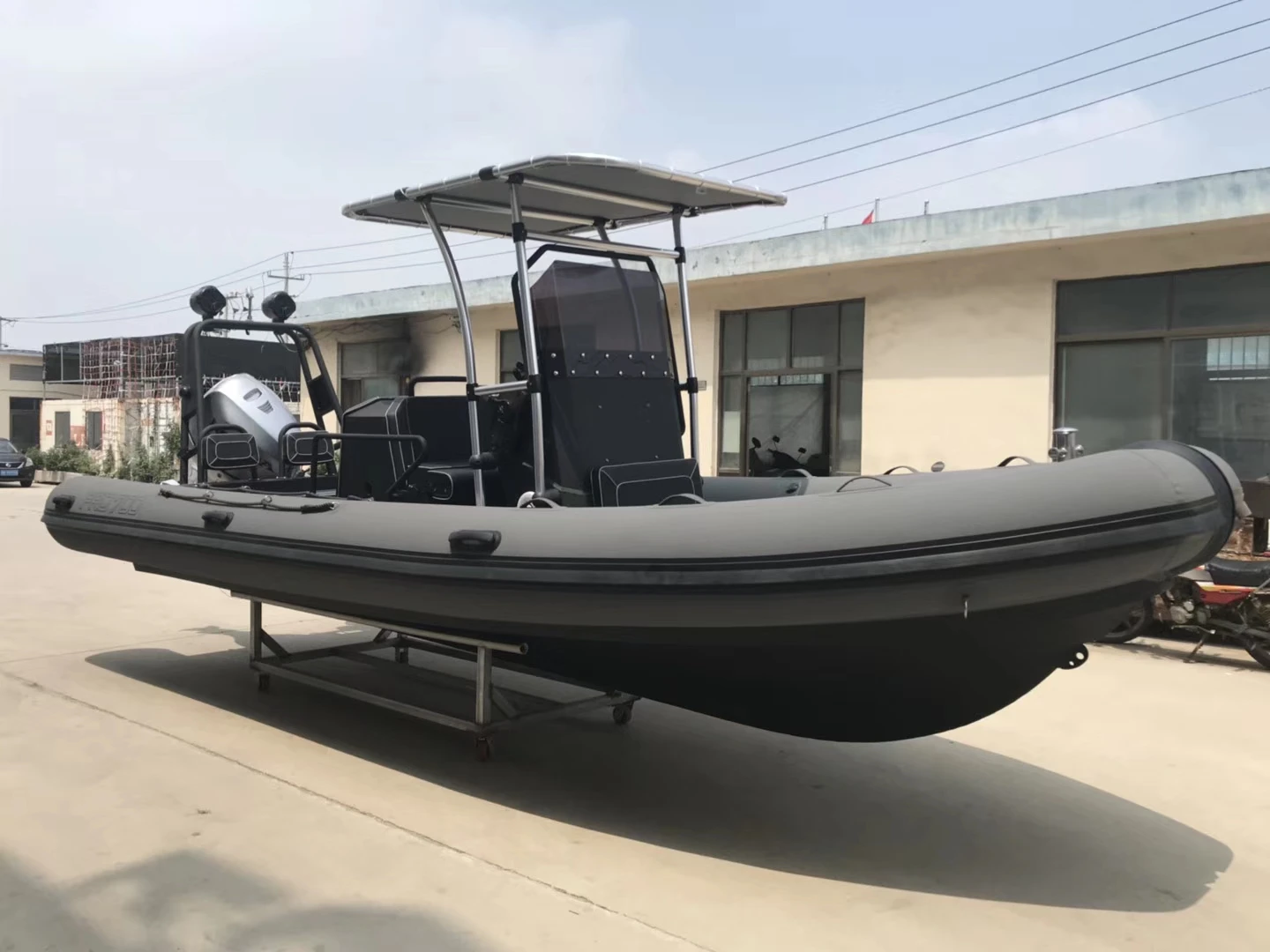 Aluminum Rib 700 - Hypalon Material, Semi Rigid Boat