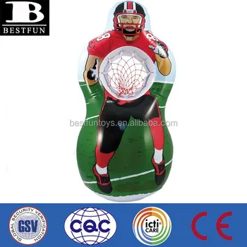 Inflatable Football Target Plastic Shooting Target Vinyl 3d Dummy ...
