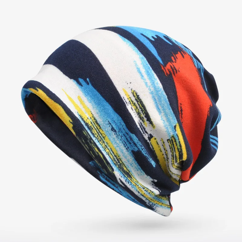Custom Warm Stretch Skully Unisex Jersey Sublimation Beanie Hat