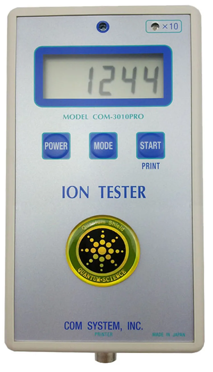 Japan Ion Tester Com-3010 Pro Auto Testing - Measure Negative Ions