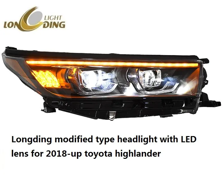 Longding Modified Type Headlight With Led Lens For 2018-up Toyota ...