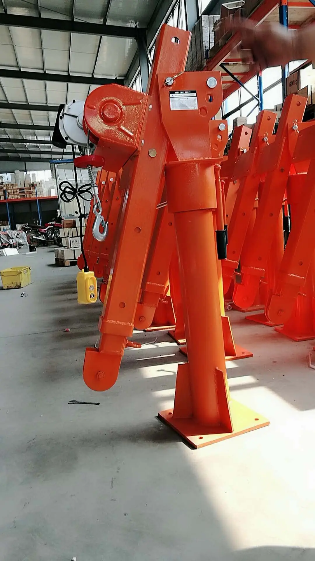 Portable Mini Crane Truck Mounted Mobile Crane – 360° Rotation, 6000lbs ...