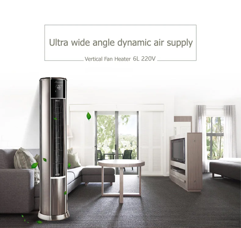 Vertical Type Commercial /industrial Fan Heater For Room Heating - Buy ...