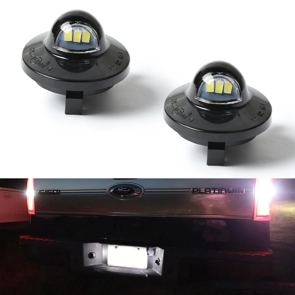 1990-2014 For Ford F-150 Pickup Truck Led License Plate Light F250 F350 ...