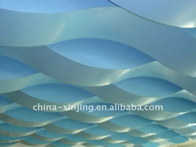 Aluminum Wave Ceiling Tile/metal Curve Ceiling - Buy Corrugated Metal ...