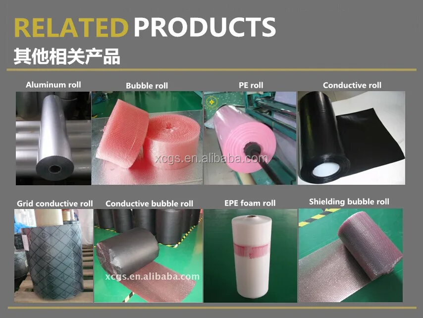 Static Induced ESD Laminated Antistatic Bag Sheet Film Roll