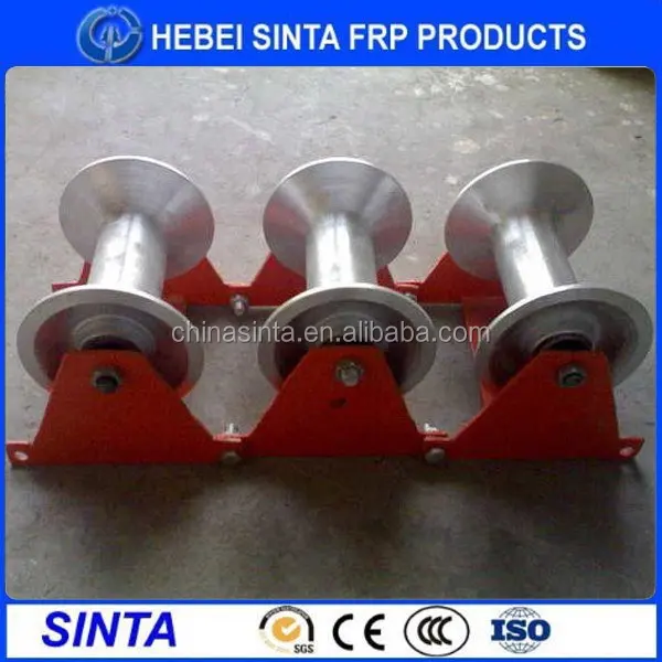 Overhead Stringing of Aluminium Conductor Cable Roller