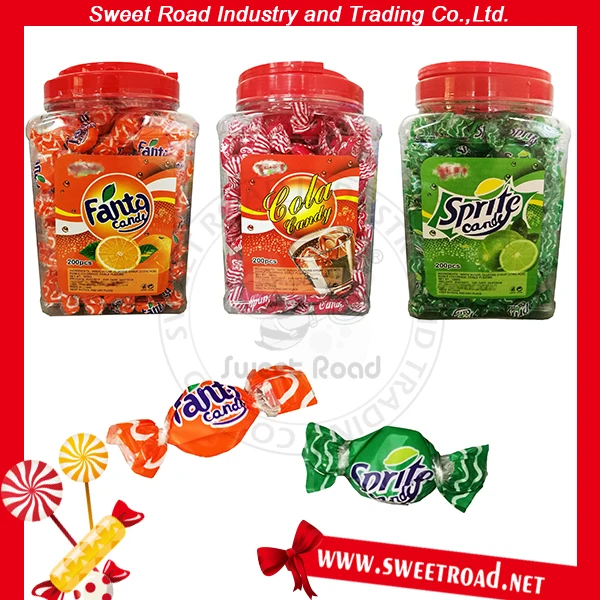 Cola &sprite& Fanta Round Shape Sweet Hard Candy Supplier - Buy Cola ...