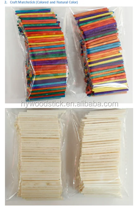 Flat Wooden Craft Sticks - Perfect for Art & Collectibles