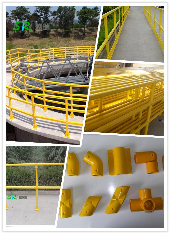 Hot Selling Fiberglass Frp Gfrp Handrail Railing - Buy Frp Handrail ...