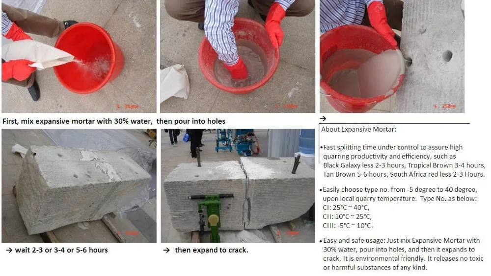 Crackmax Most Powerful Non-explosive Demolition Agents For Concrete ...