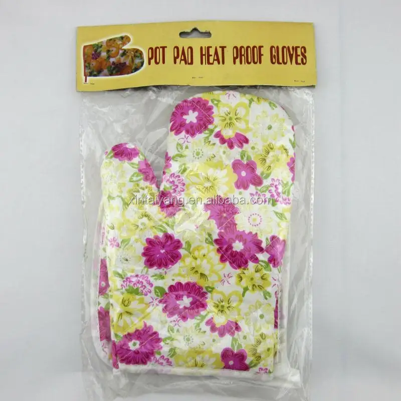 Tencere Setleri Polyester Ve Pamuk Malzeme Mutfak Fırın Eldiveni,Isı ...