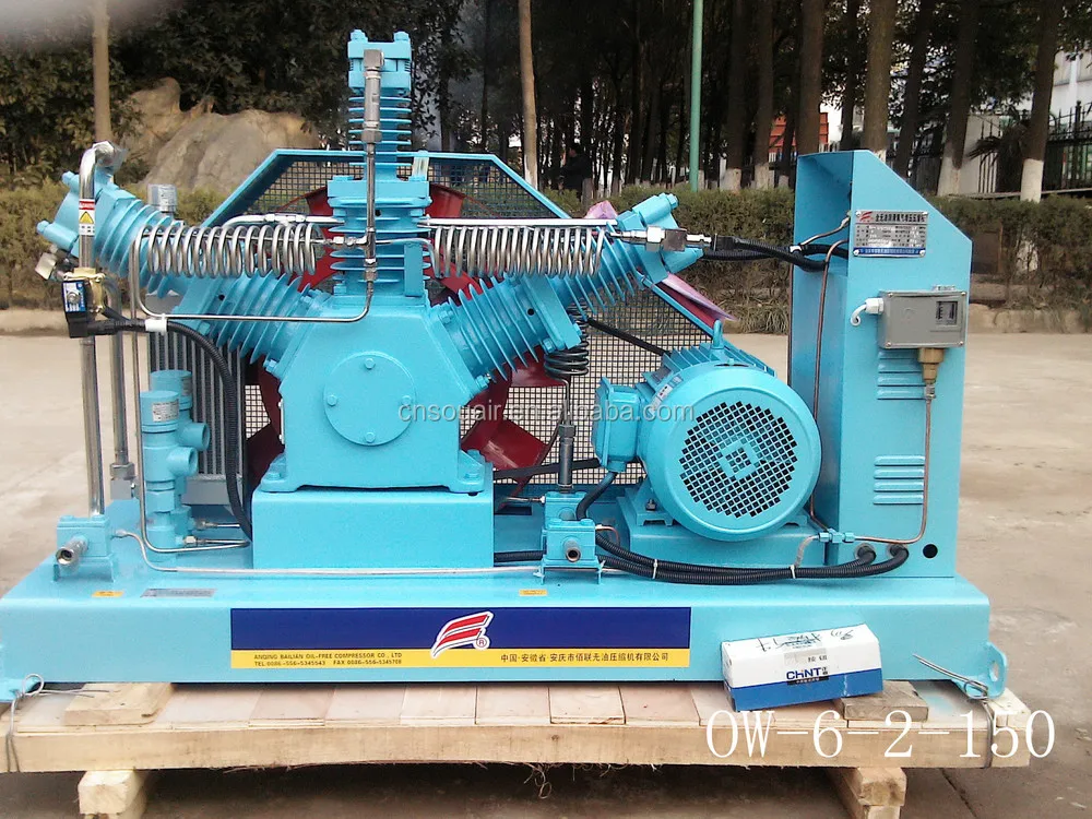 High Pressure Oxygen O2 Gas Compressor 30-1600nm3/hr At 250bar,Oil Free ...