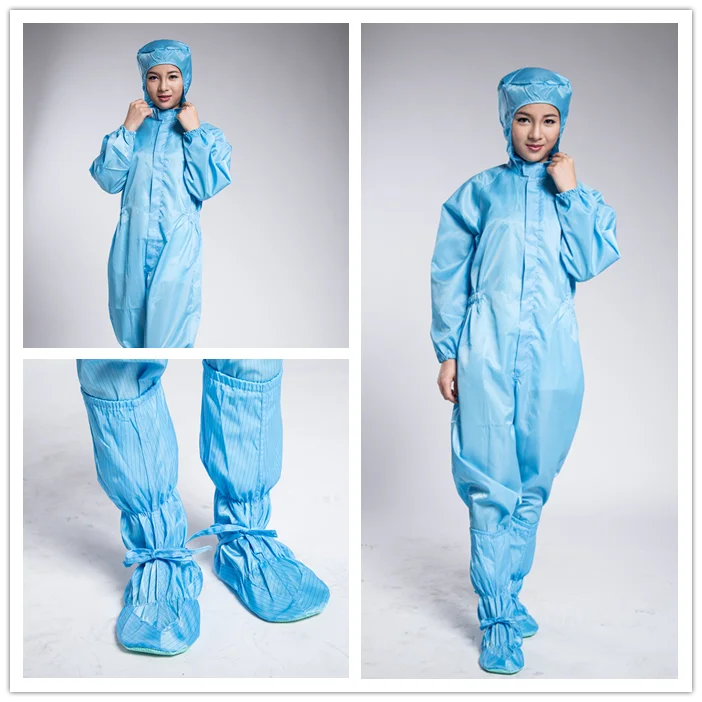 Antistatic Esd Protective Clothing/antistatic Jumpsuit With Hood/esd ...