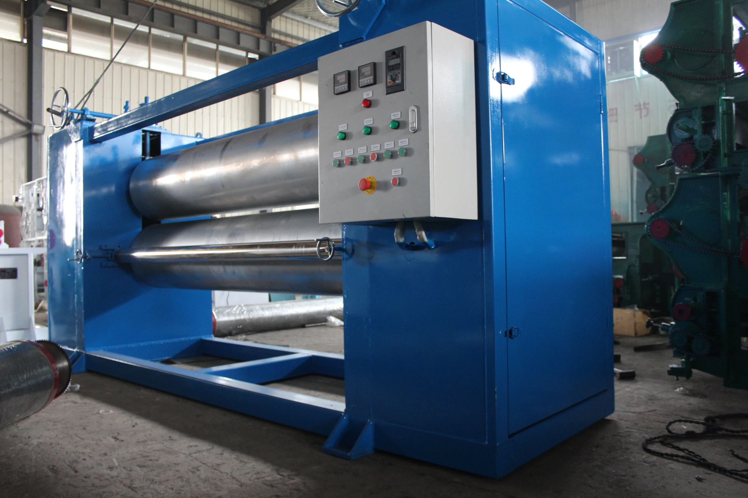 Nonwoven Carpet Two Roller Calender Ironing Machine For Strong Non ...