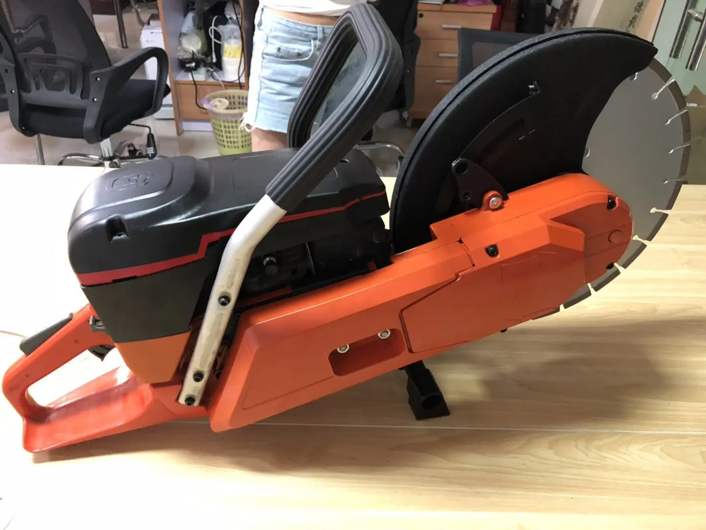 Professional Concrete Cut Off Double Blades 72cc Gasoline Double Blade ...