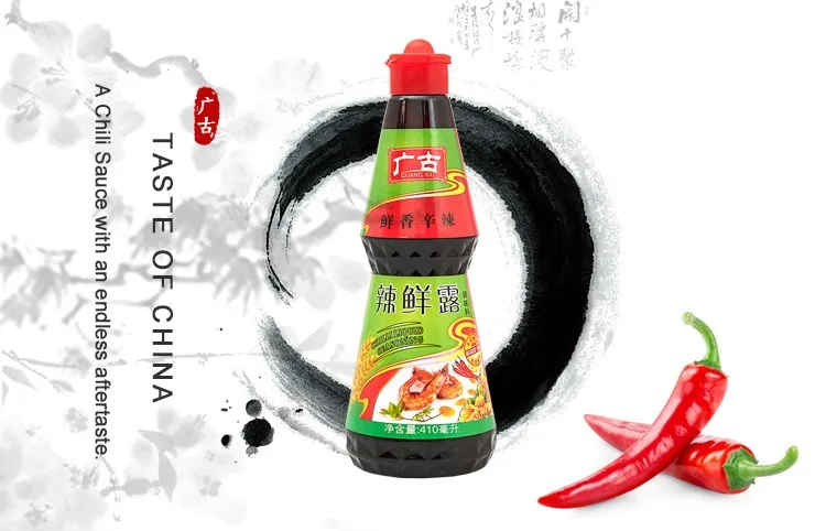 410g *6 Bottle Chili Liquid Seasoning - Spicy Hot Soy Sauce