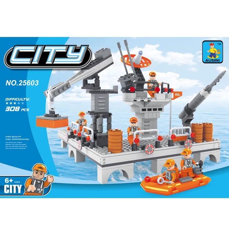 City Construction Plastic Set Building Blocks Toys For Gifts - Buy ...