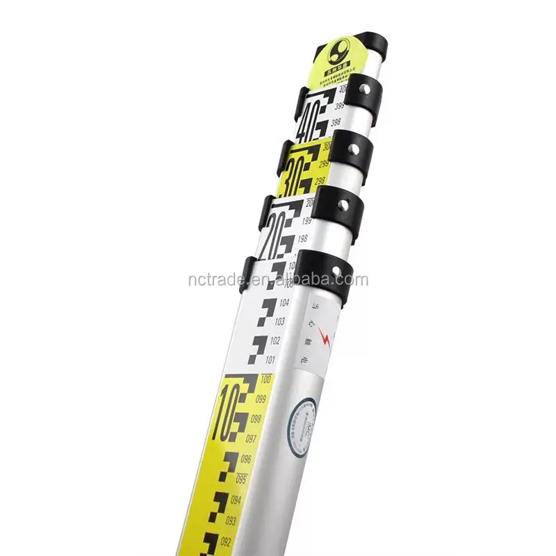 Baguette De Balayage - 5m Telescopic Aluminium Leveling Staff