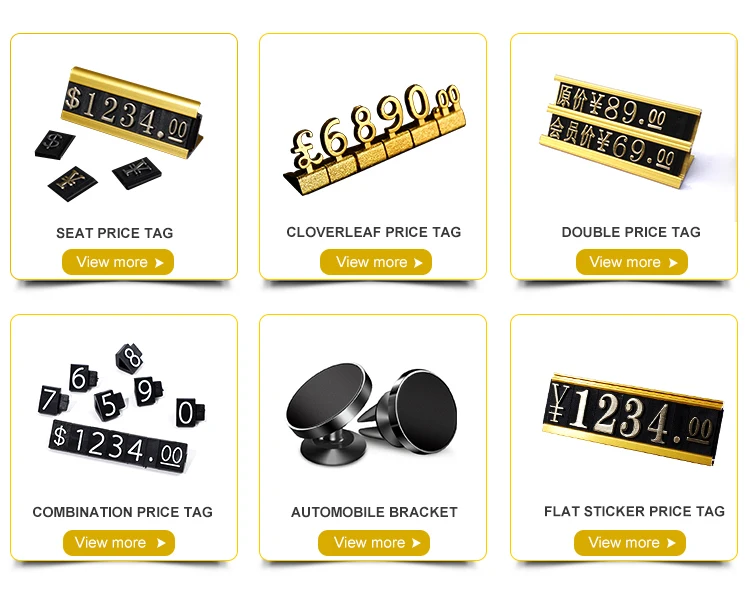 Lilai Wholesale Counter Number Pricing Label Stand Led Price Display ...