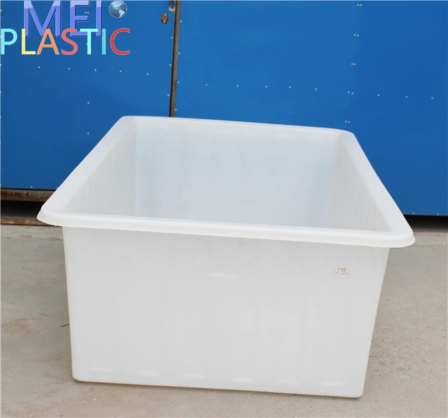 Strong Polyethylene Plastic Rectangular Water Trough For Laundry Shop ...