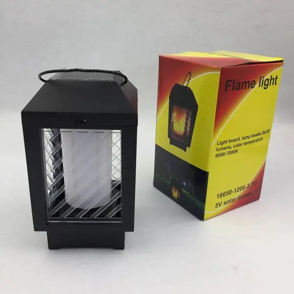 Led Flame Detector Test Lamp With Fire Light Solar Power - Buy Flame ...