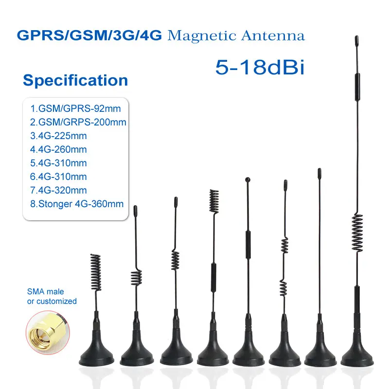 Newest 698-2700mhz 12dbi Indoor Magnetic Omni Mini Lte 4g Antenna Wifi ...