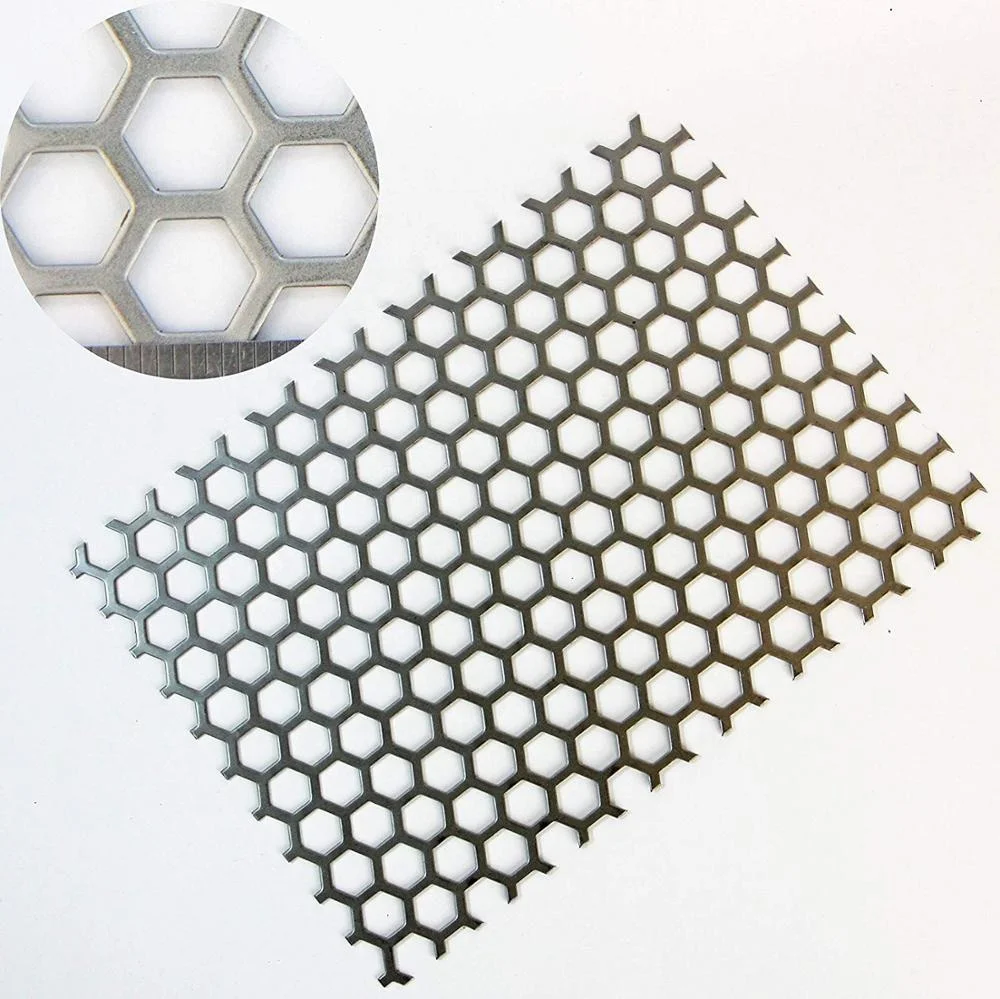 Cold Rolled Stainless Steel Honeycomb Perforated Mesh Sheets