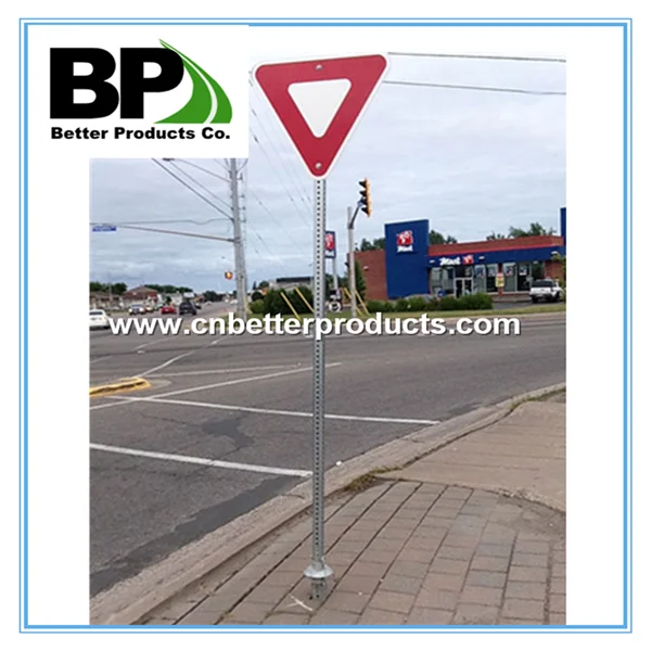 Perforated Square Sign Posts For Usa Traffic Signs - Buy Traffic Sign ...