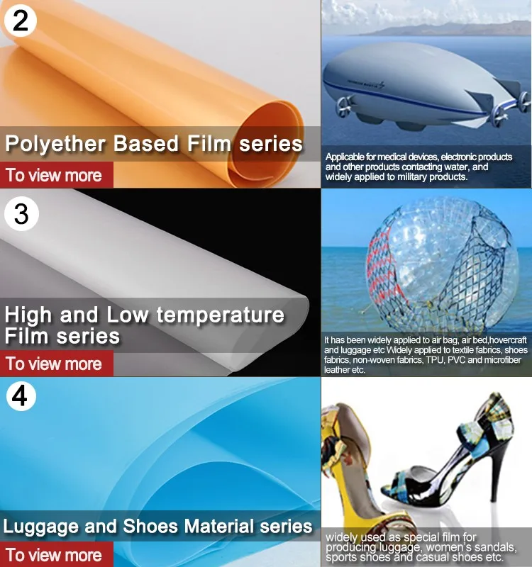 High And Low Temperature Weldable Tpu Film For Fabrics,Tpu Colored Tpu ...