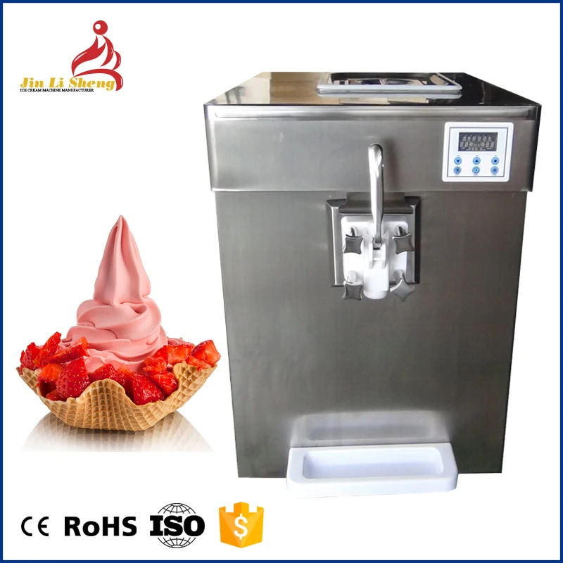 Cheap Price Commercial Tabletop One Flavor Soft Ice Cream Machine For ...