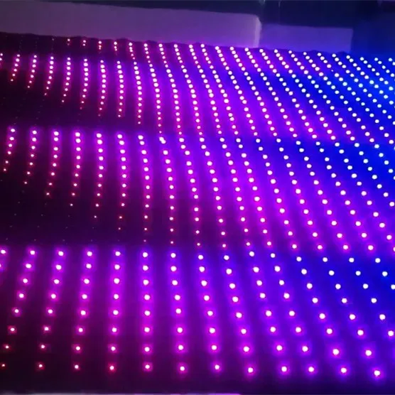 Fiber Optic Fabric Smd Rgb Led Fabric Flexible Led Light Sheet - Buy ...