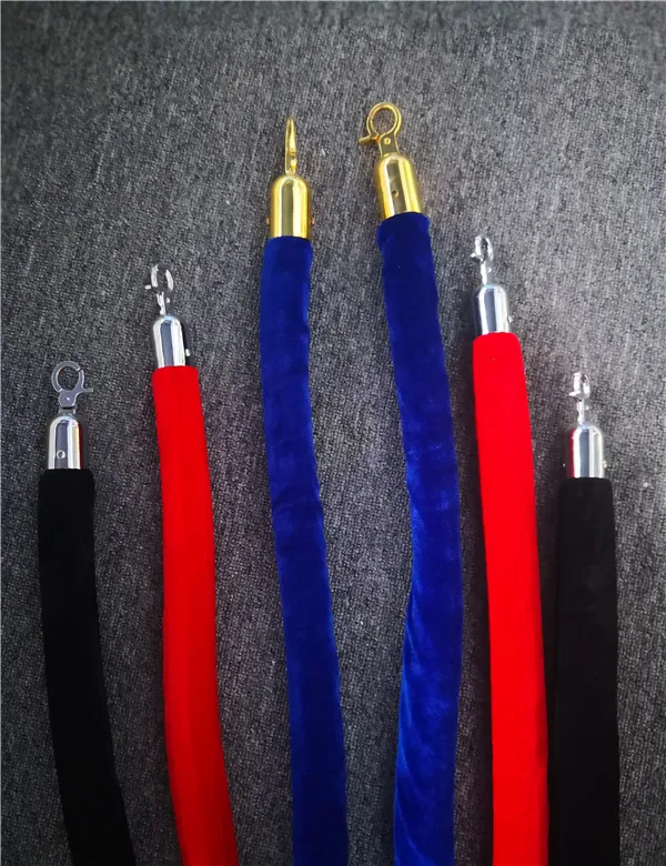 Hanging Crowd Control Purple Velvet Rope For Queue Barrier - Buy Velvet ...