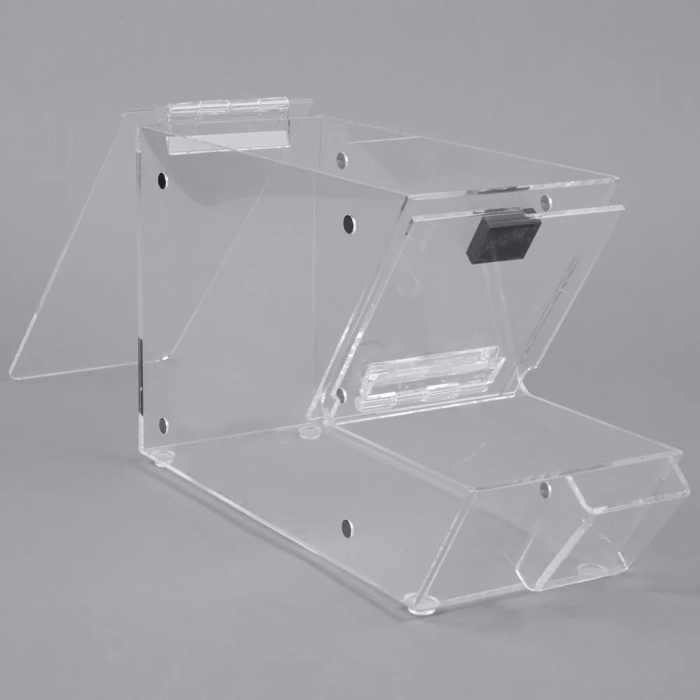 Clear Acrylic Stackable Candy Topping Dispenser with Scoop Holster