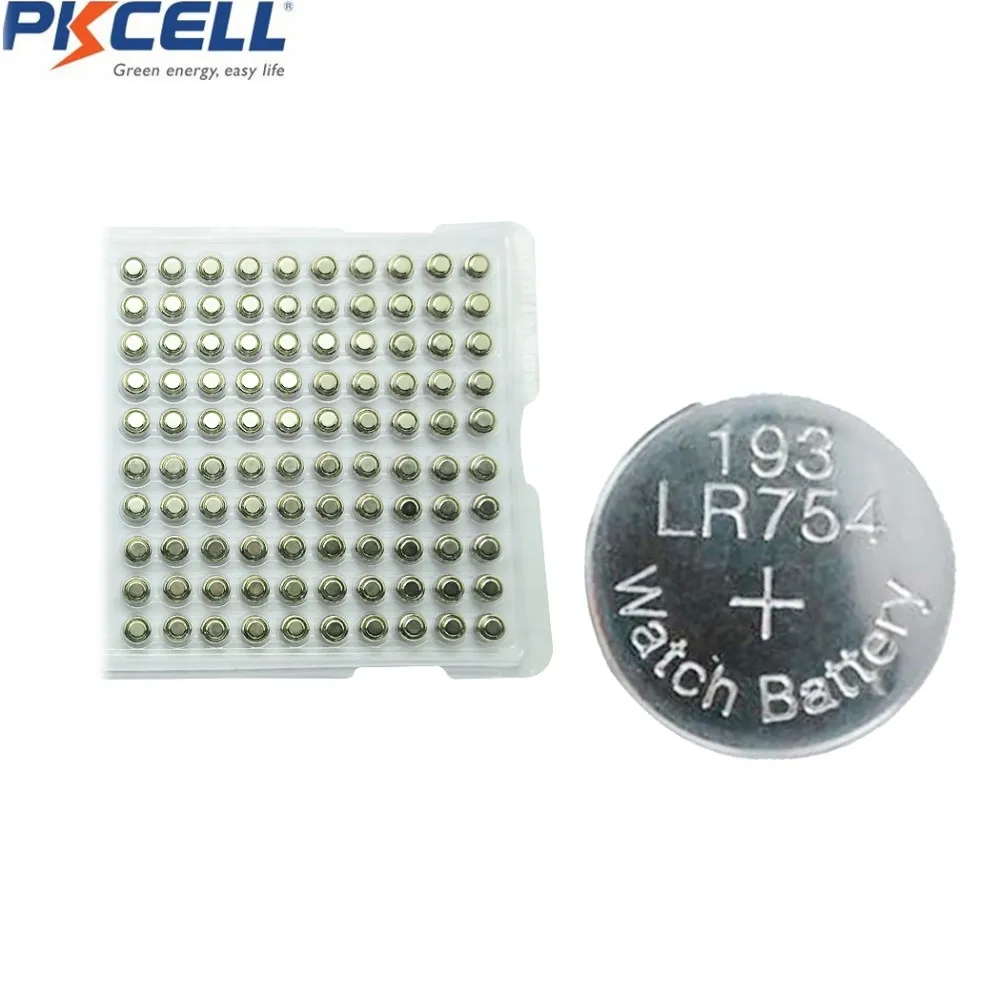 Alkaline Battery Ag5/ Lr754/ Lr48/ 193 1.5v 60mah Button Cell - Buy ...