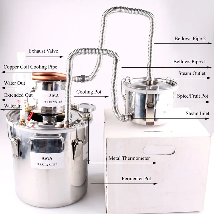 30l Copper Distiller,Water Distiller Home,Distiller Alcohol Home For ...