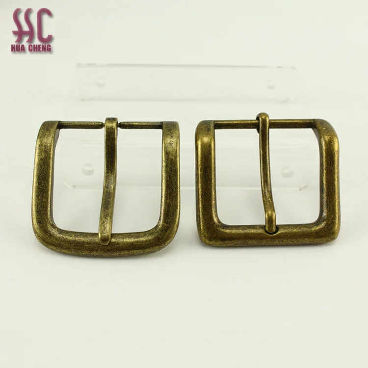 Strong Buckle Antique Brass Color Men Belt Buckle - Hua Cheng