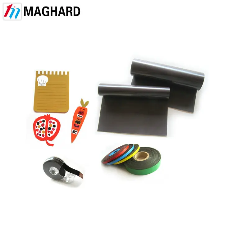 Plain Isotropic Flexible Rubber Magnet Sheet Vinyl Magnetic Roll - Buy ...