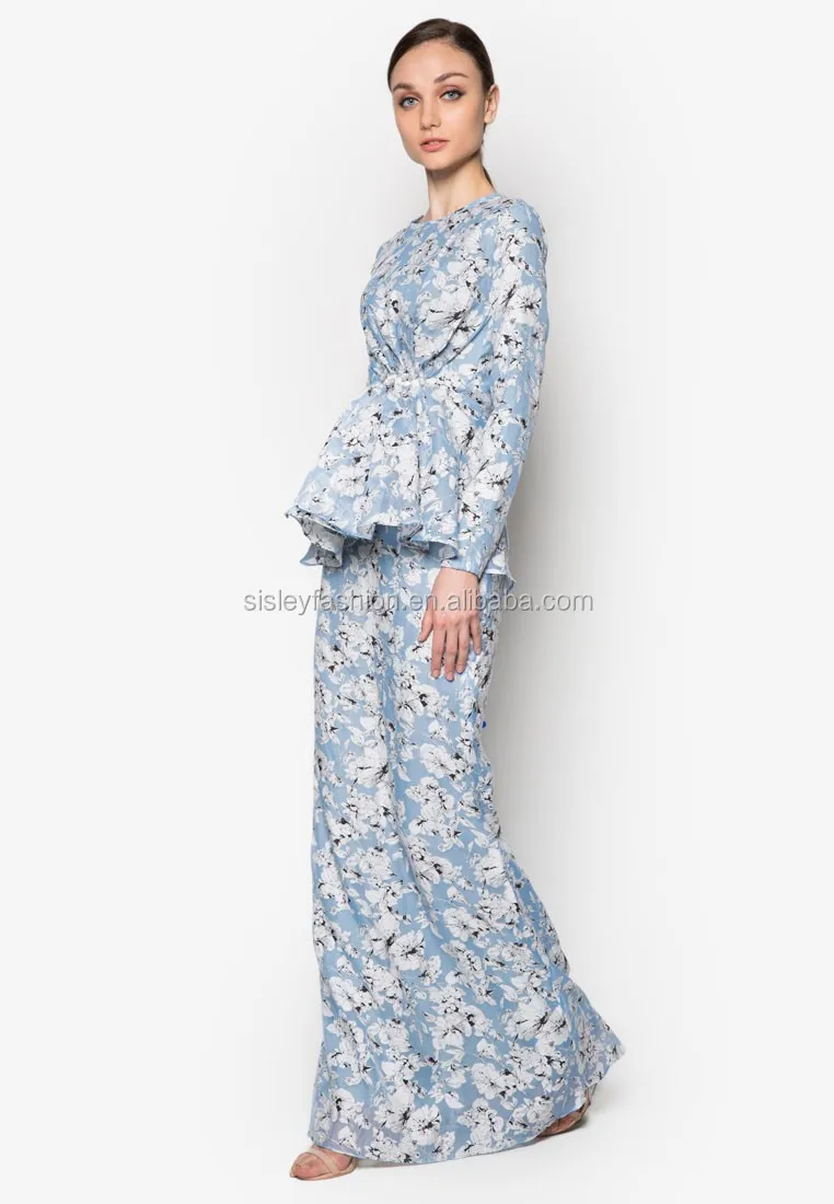 New Design Islamic Clothing Indian Baju Kurung For Women Muslim ...