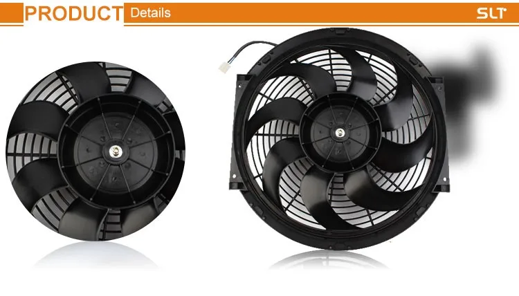 China 16inch Radiator Cooling Fan Motor Brushless Dc Motor 12v Car ...