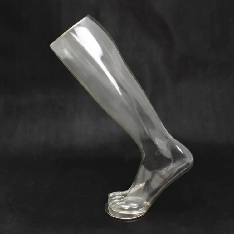 Cheap Plastic Transparent Foot Forms Mannequin Lower Body Female Legs ...