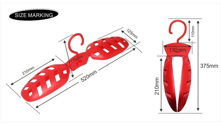 Fast Dry Plastic Hanger for Outdoor Sports Multi-Purpose Foldable ...
