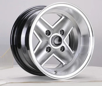13x7 Inch 4x100/114.3 Deep Dish Car Alloy Wheels With 4 Spoke,Negative ...