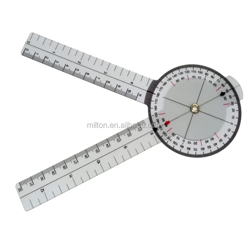 8inch Goniometer Angle Pvc Ruler Protractor - Buy Goniometer,Medical ...