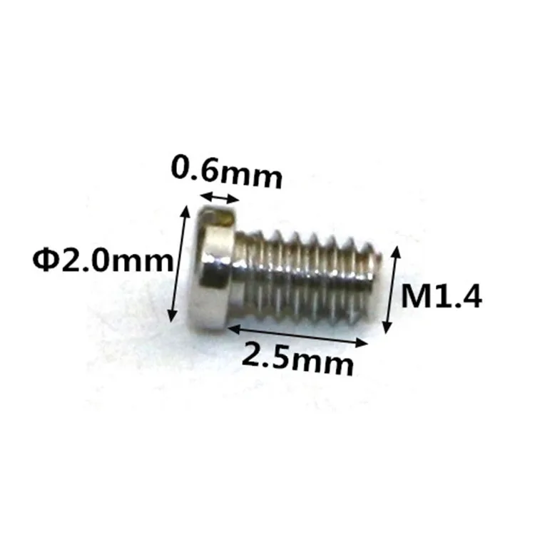 High Precision Stainless Steel Micro Miniature Screws